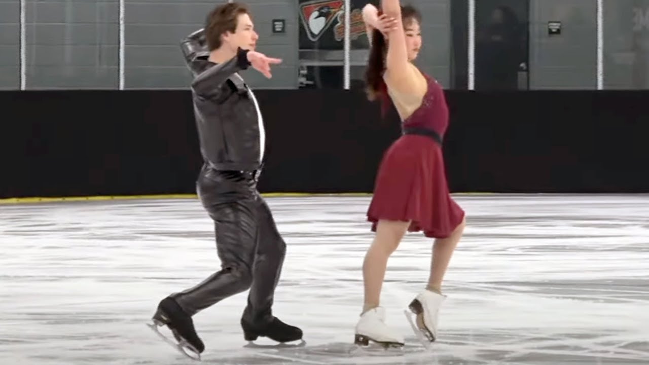 Grace Yi - Danila Savelev | Senior Dance RD | 2025 Midwestern Sectional U.S. Ice Dance Final ...