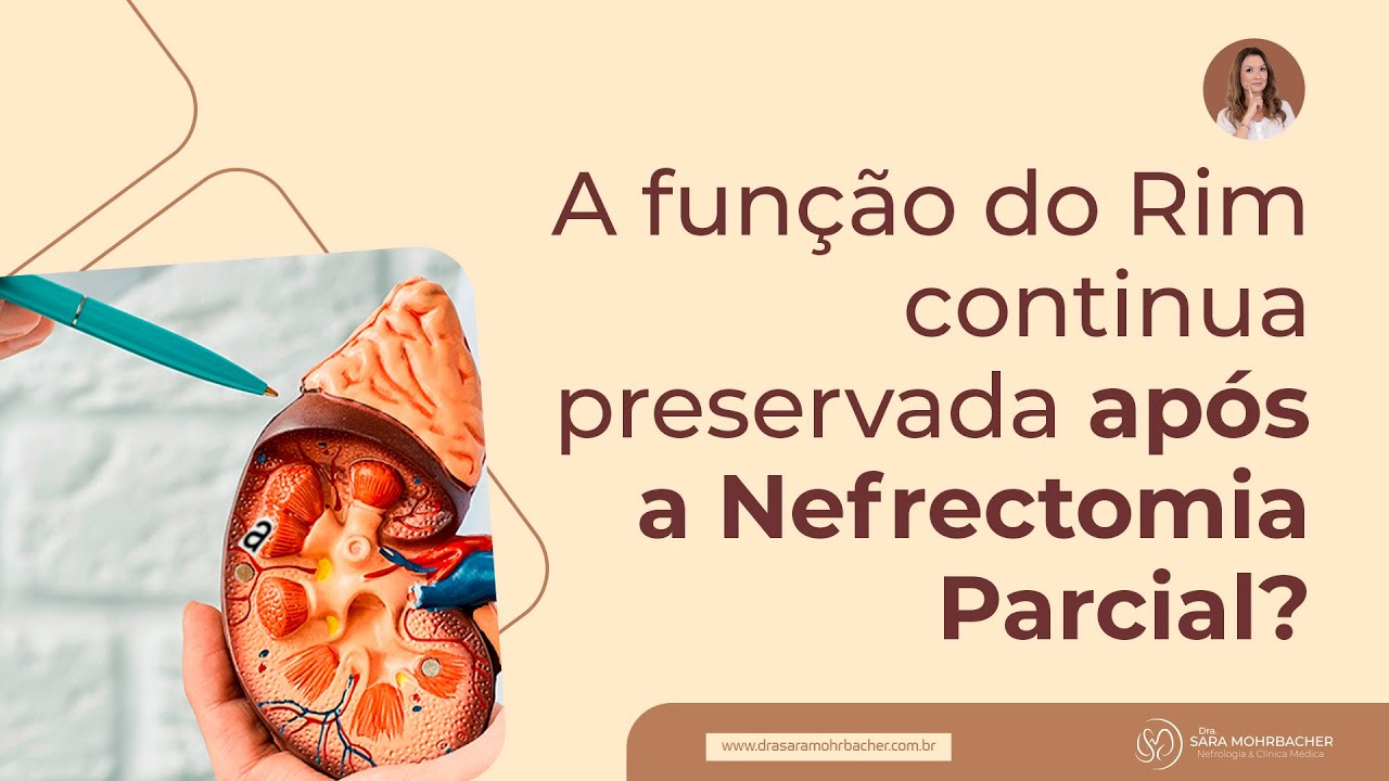 A função do Rim continua preservada após a Nefrectomia Parcial? | Dra ...