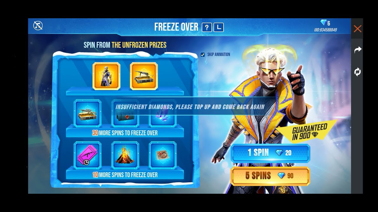 FREE FIRE NEW FREEZE OVER EVENT | FREE FIRE NEW EVENT | SUNSCALE ...