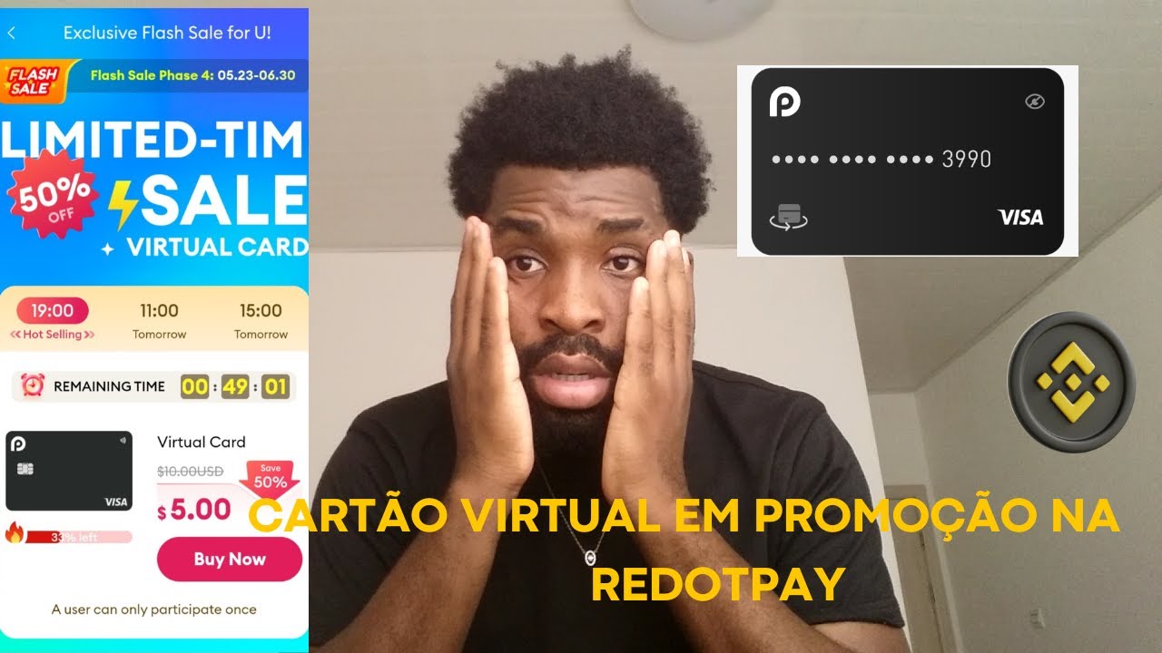 COMO SOLICITAR O CARTÃO VISA DA REDOTPAY (horários certo ) - YouTube