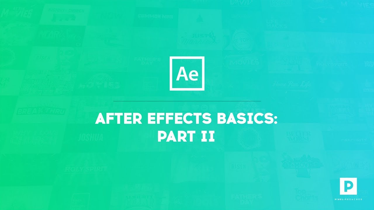 After Effects Basics - Part 2 - YouTube
