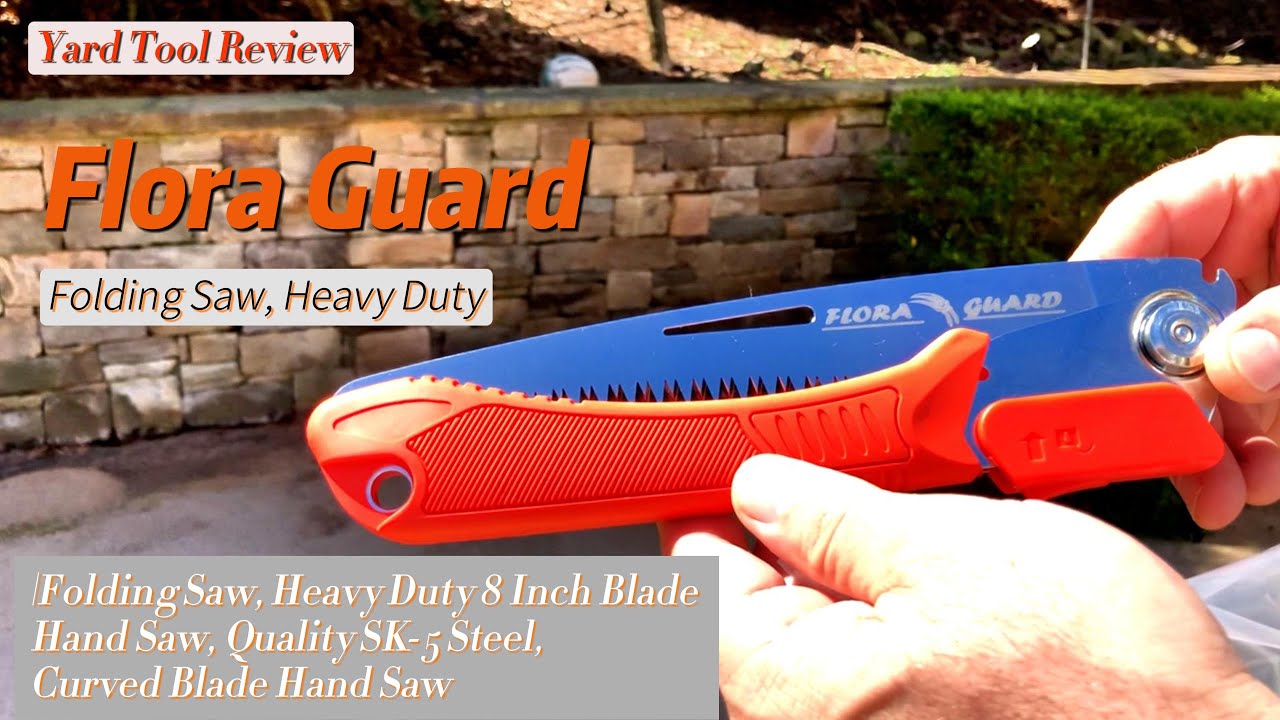 Cut with Ease: FLORA GUARD's Heavy Duty Folding Saw! - YouTube