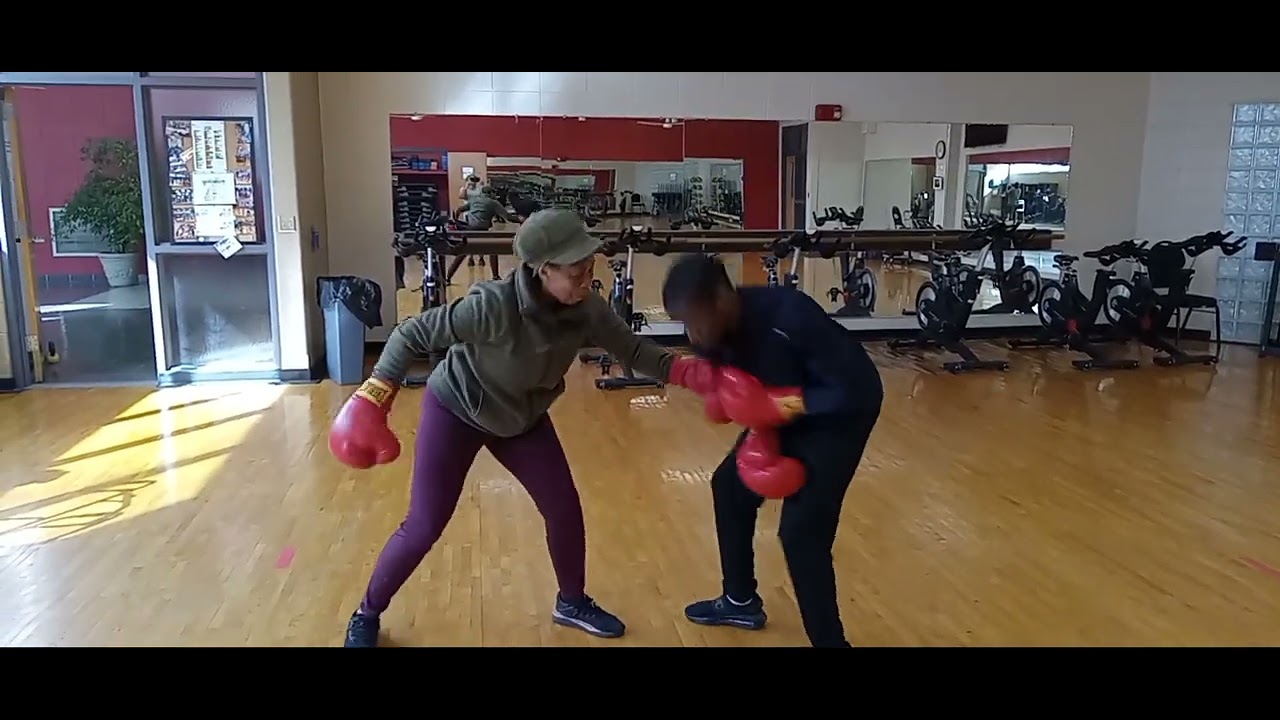 me and gail #boxing. - YouTube
