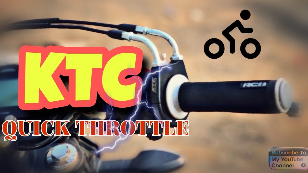 Ktc Quick Throttle Install my bike...! #ktc #biker #instoll - YouTube