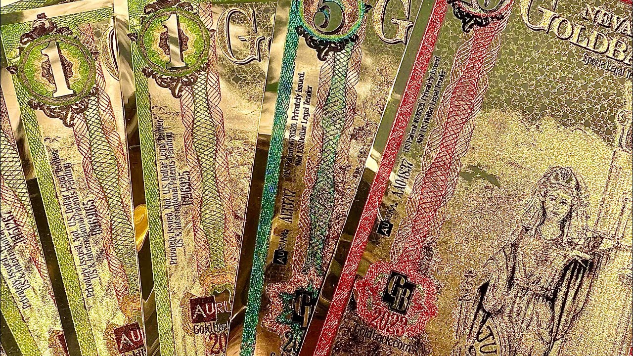 COIN SHOP GEM!! Gold Backed Notes Convincing Fighting Of Near Worthless ...