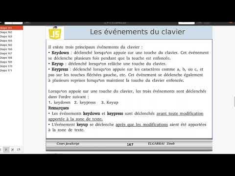 JavaScript : MouseEvents / KeyBoardEvents - YouTube