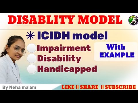 Disablity model || ICIDH model || exercise therapy ICIDH model || physiotherapy|| exercise ...