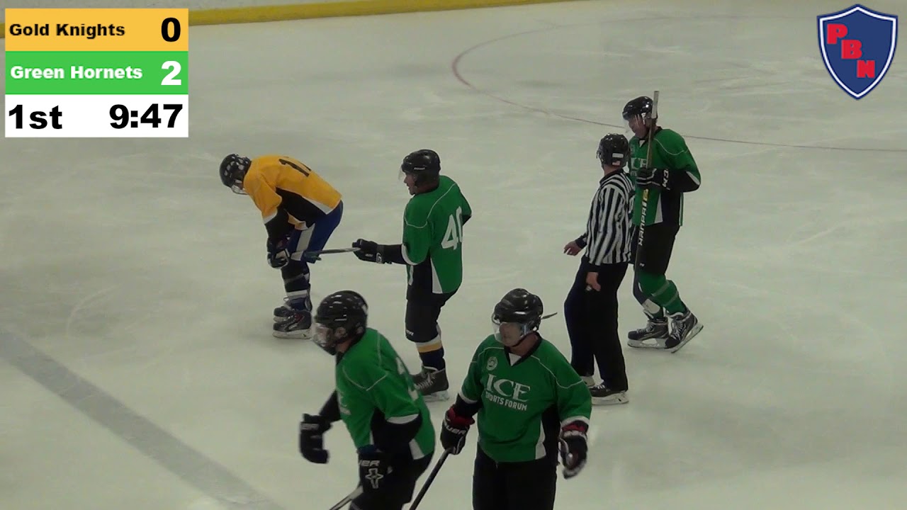 TGH Iceplex Over 50 Hockey Winter 2020 Week 4 GOTW: Green Hornets vs ...