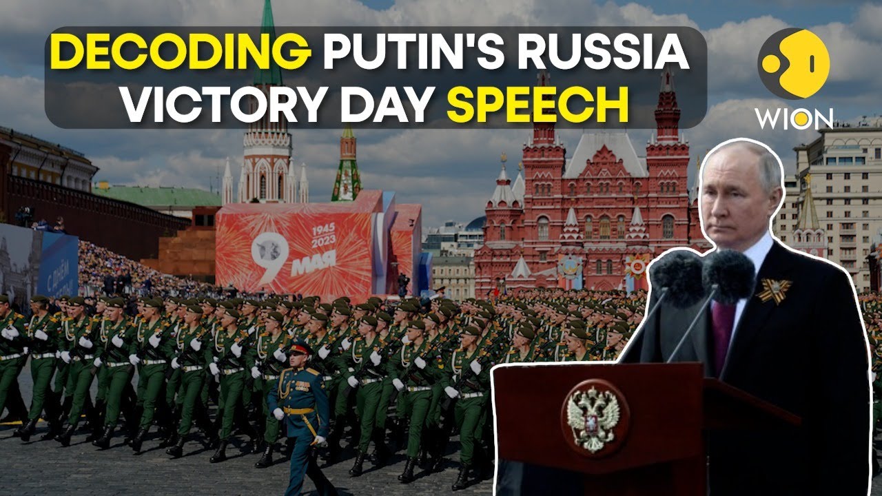Putin addresses Victory Day parade at Red Square, says REAL WAR has ...