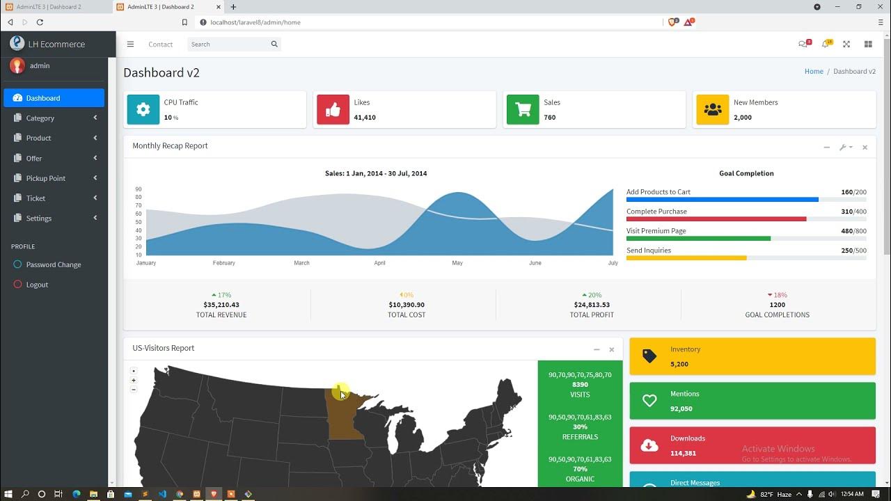 83 Order Show and filtering on admin panel | laravel ecommerce tutorial advanced - YouTube