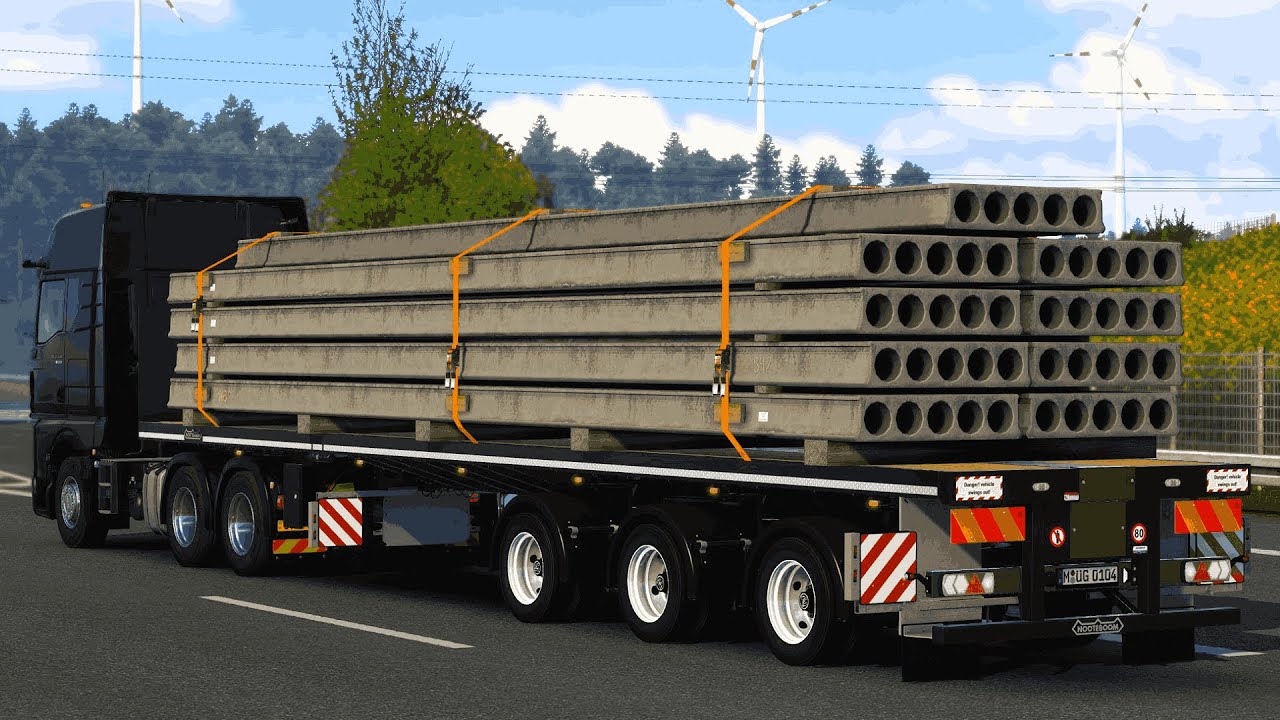 ETS2 1.50 Nooteboom Trailer Mod | Euro Truck Simulator 2 - YouTube