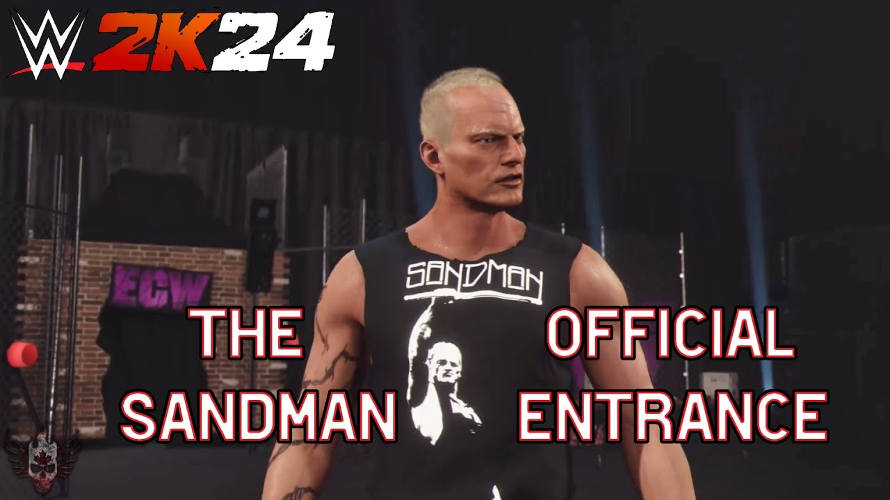 WWE 2K24: The Sandman (ECW Punk Pack DLC) Official Entrance! - YouTube