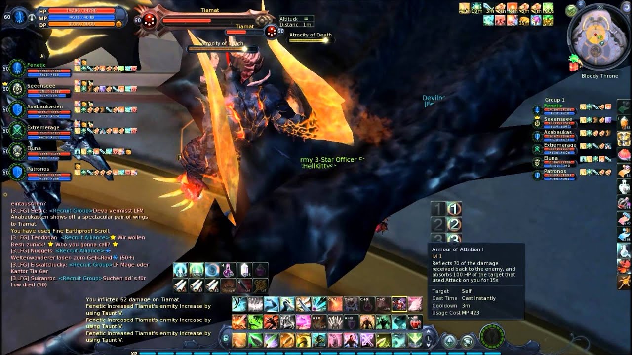 Aion Dragon Lord's Refuge - Tiamat - Gladiator's POV - YouTube