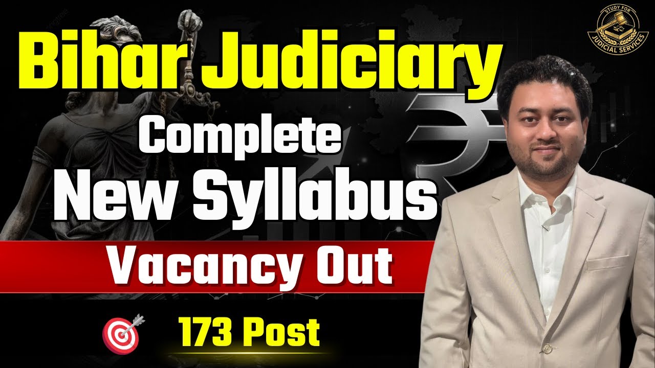 Bihar Judiciary 2026 Syllabus || Prelims Date Out || Bihar APO 2025 ...