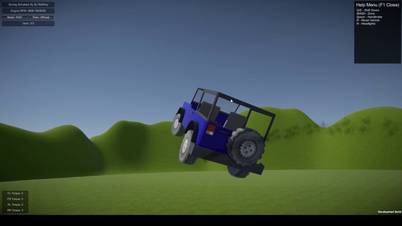 [Unity] Driving Simulator v0.4 Beta Build 2 - YouTube