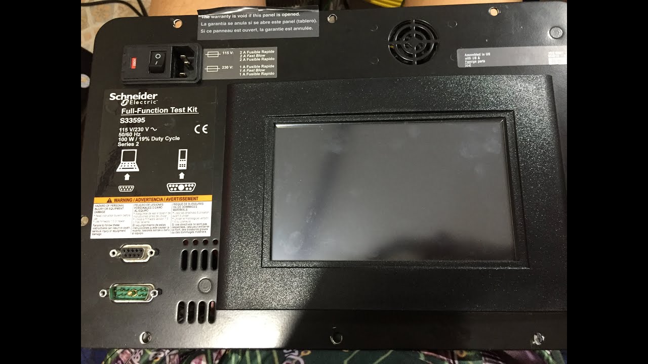 schneider full fuction test kit - YouTube