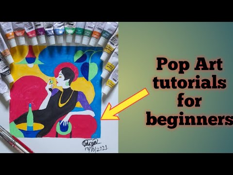 POP ART water color PAINTING for beginners// // - YouTube