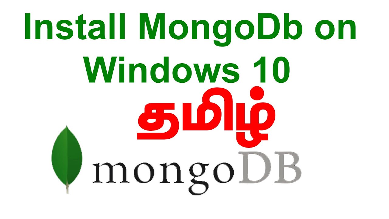 Install Mongodb Download In Tamil Youtube