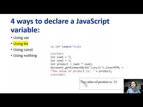 JavaScript syntax, variable declaration, block scope, comments, arithmetic and operators - YouTube