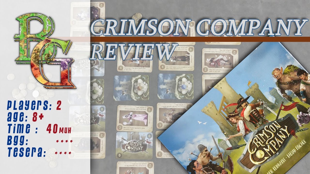 Crimson company Board Game Review eng. - YouTube