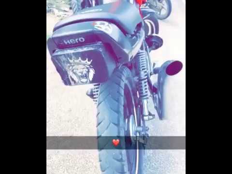 Splendor modified black colour 2020 - YouTube