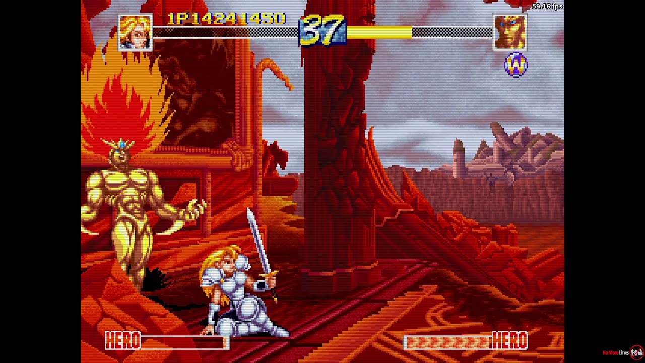 World Heroes Perfect Neo-Dio Boss Fight - YouTube
