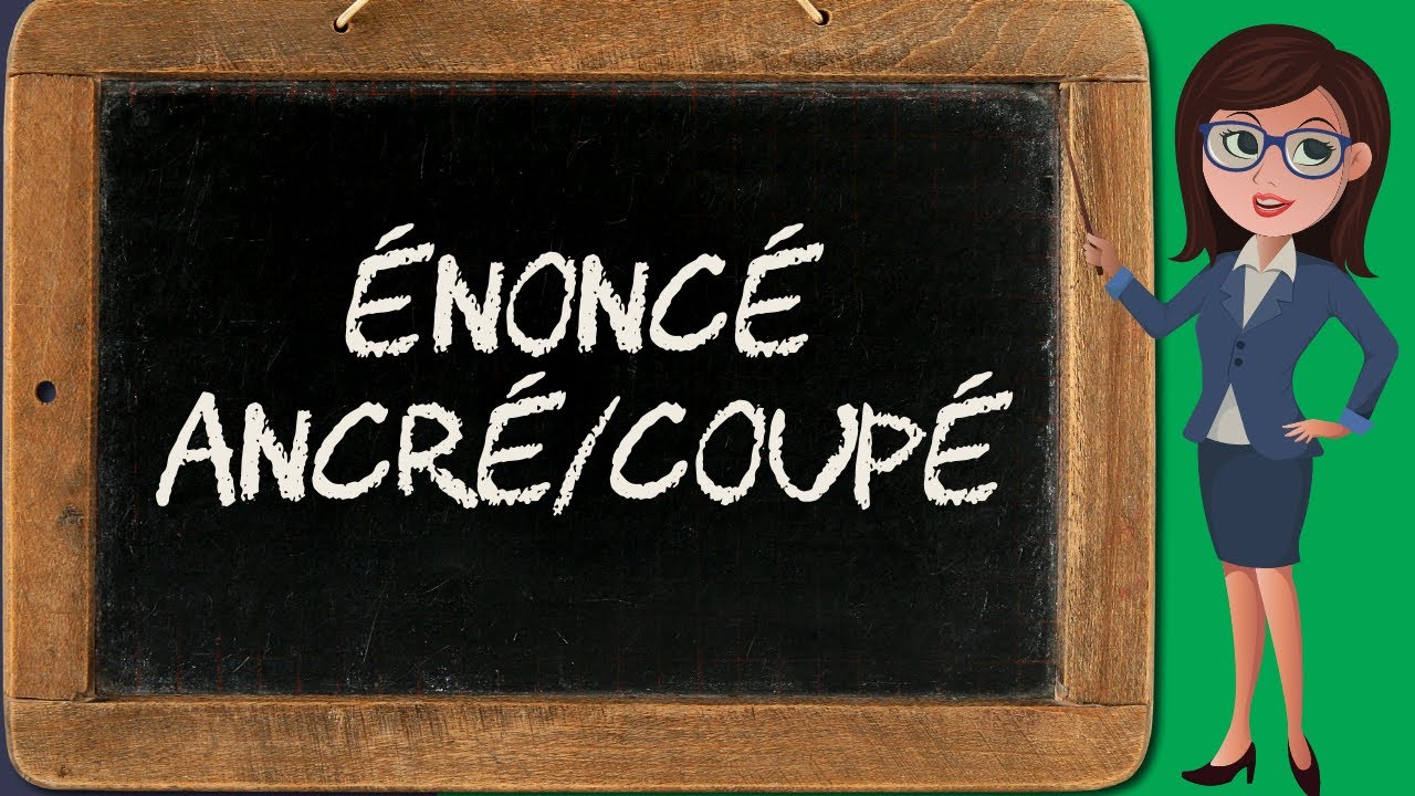 La situation d’énonciation : énoncé ancré/coupé - YouTube