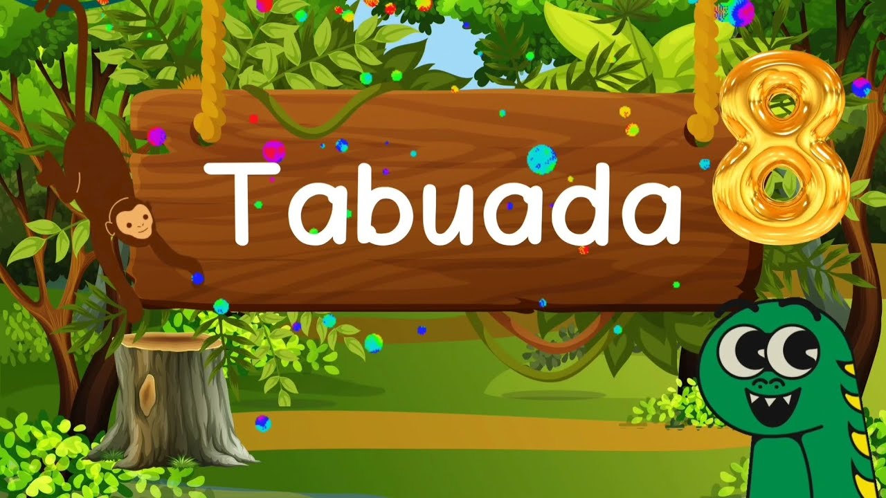 Tabuada de multiplicação do 8 | Crianças inteligentes | Aprendendo os ...
