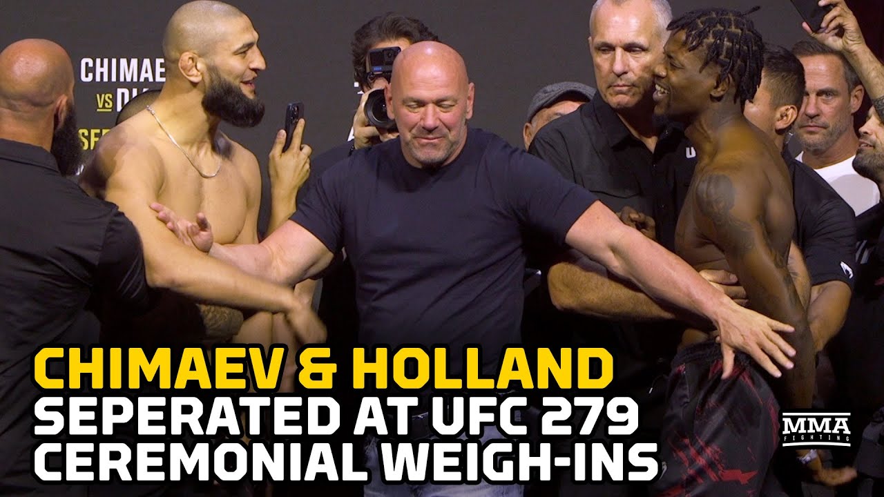 Khamzat Chimaev Booed, Flips Off Crowd After Kevin Holland UFC 279 Face ...