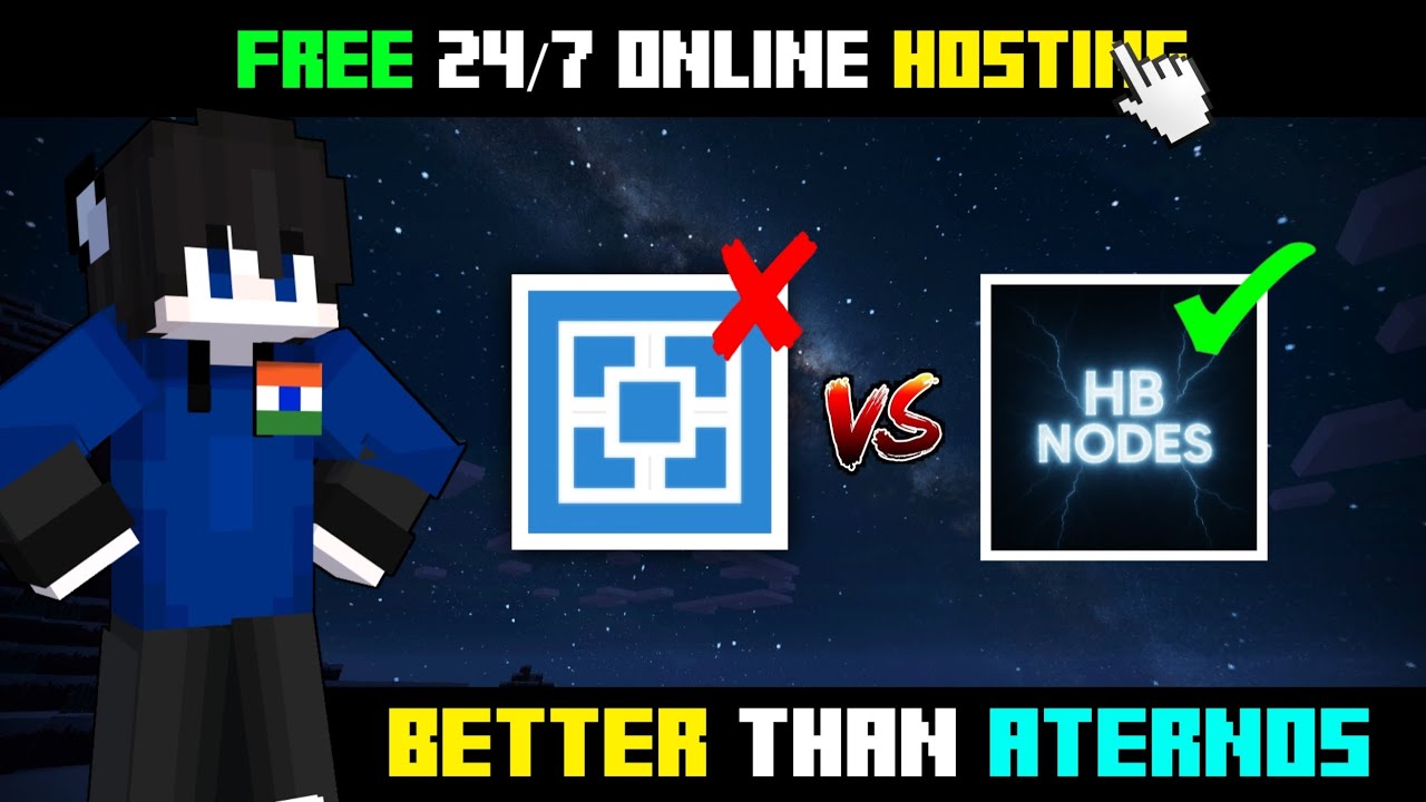 Free 24/7 Minecraft Server Hosting (Better Than Aternos) | HB Nodes ...