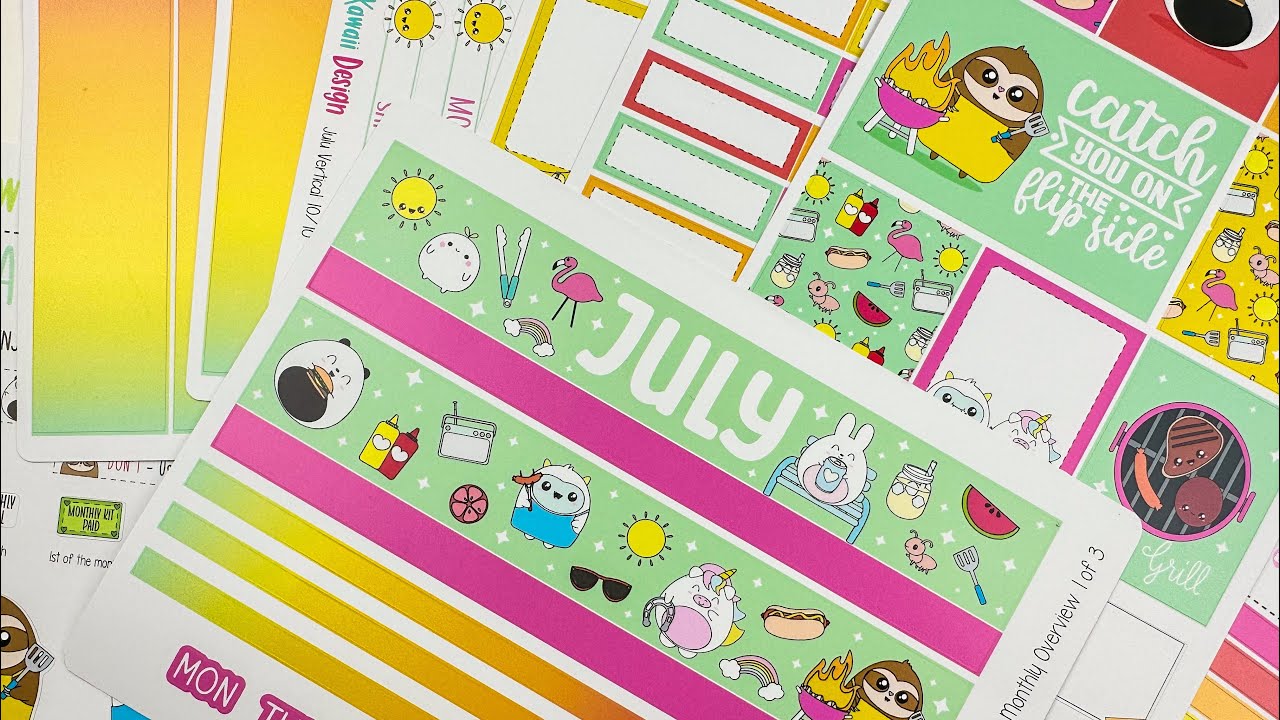 Sweet Kawaii Design - July Reveal (monthly sub) - YouTube