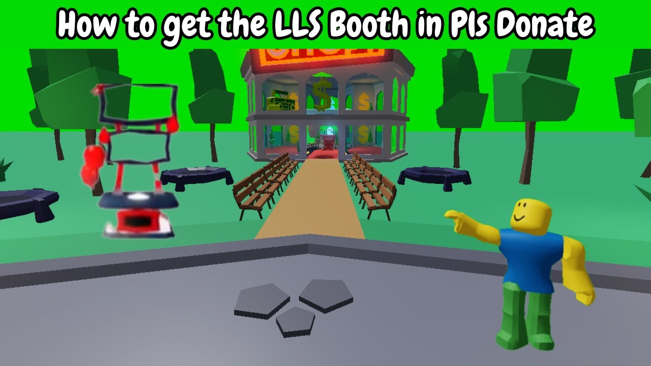 How to get LLS Booth in Pls Donate - YouTube