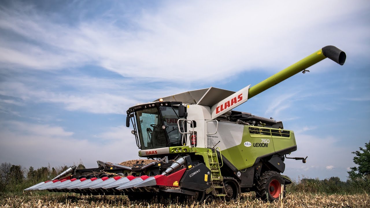 CLAAS Lexion 760TT, 740, FENDT 724, 820 | Harvesting Corn | Copeta | ᴴᴰ ...