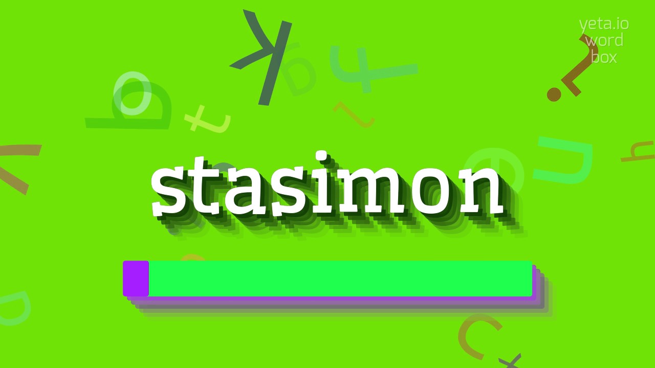 How to say "stasimon"! (High Quality Voices) - YouTube