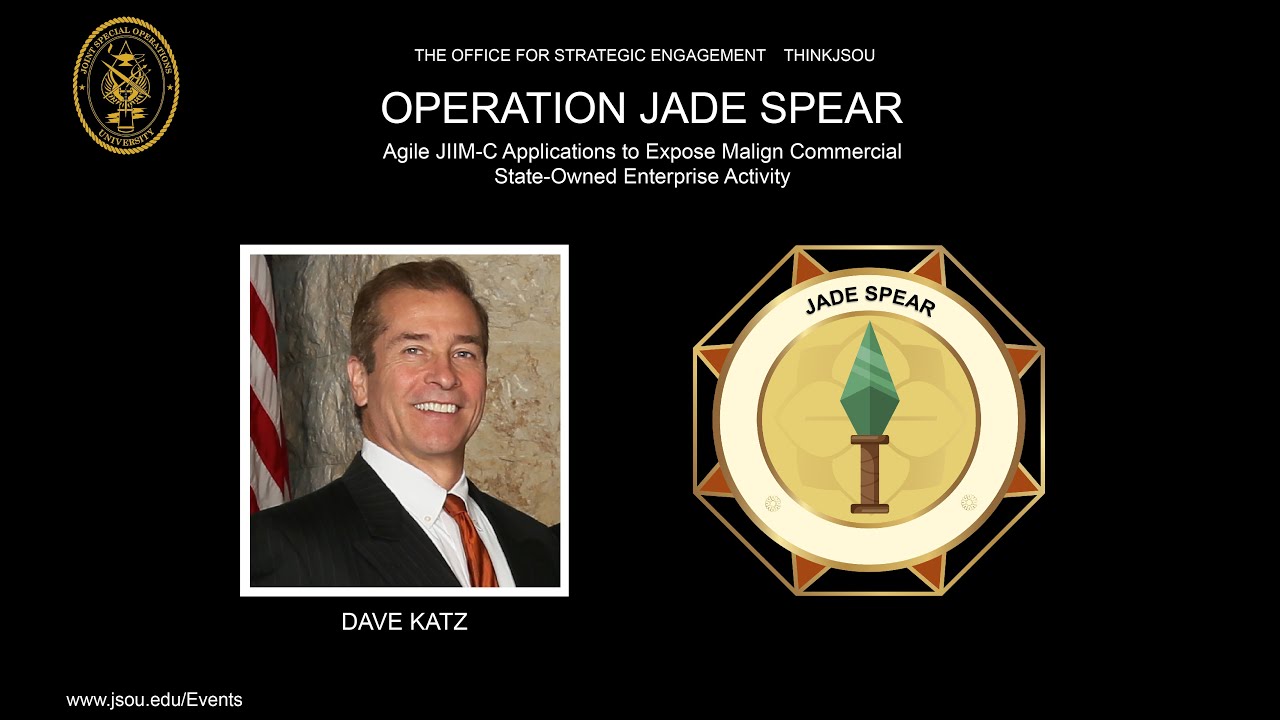 Operation Jade Spear:JIIM-C Applications to Expose Malign Commercial ...