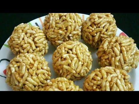 INSTANT PUFFED RICE BALLS - YouTube