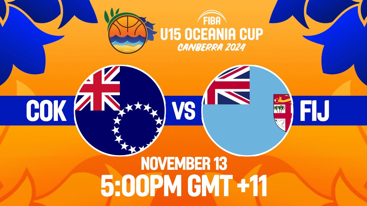 Cook Islands v Fiji | Full Basketball Game | FIBA U15 Oceania Cup 2024 ...