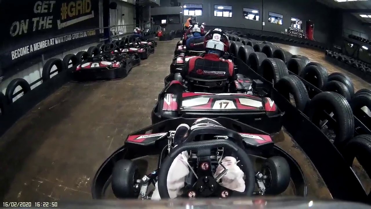 Karting at TeamSport Reading on 16.02.20 at 16.42 CAMERA 5 USF20CEL5O ...