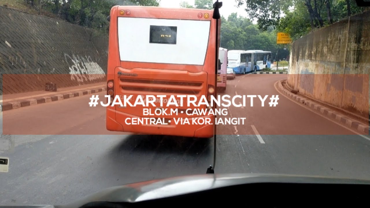 TRIP TERMINAL BLOK M. Via koridor 13 & 9 CAWANG CENTRAL ASMR BUS POV ...