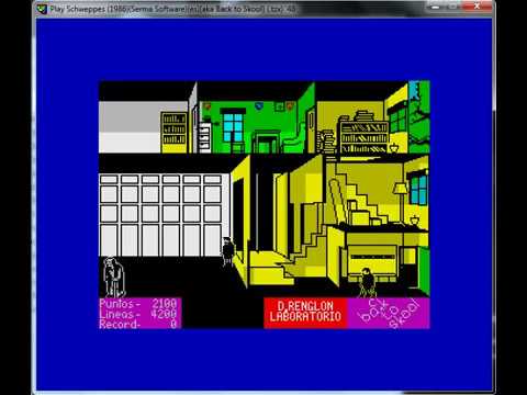 Back To Skool Play Schweppes - ZX Spectrum - emulador Spectramine 1.01b ...