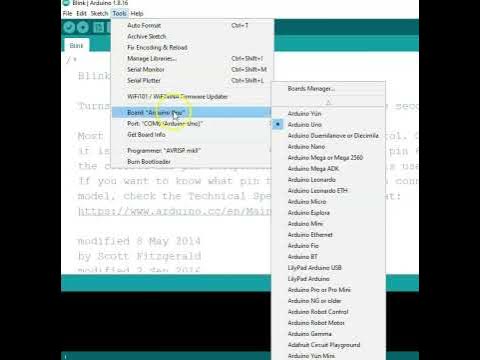 ازاي اعرف الاردوينو شغال ولا لأ ؟How to test arduino board? - YouTube