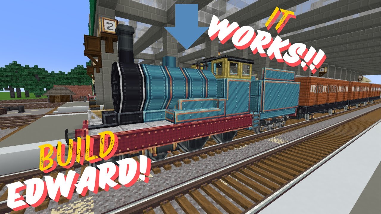 Episode 2: Edward the Blue Engine in the CREATE MOD!!!! - YouTube