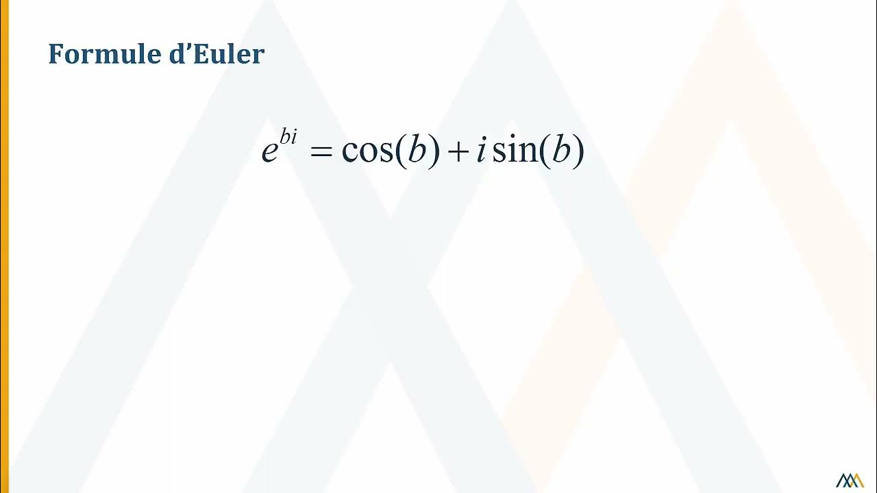 65 Formule d’Euler et forme exponentielle d’un nombre complexe - YouTube