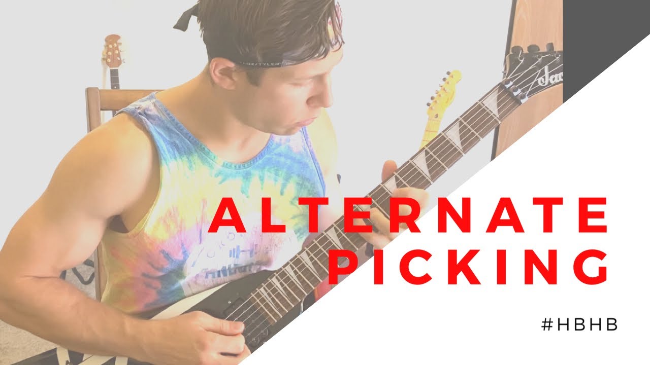 HEADBAND HEADBANGER - Alternate Picking - Improv - YouTube