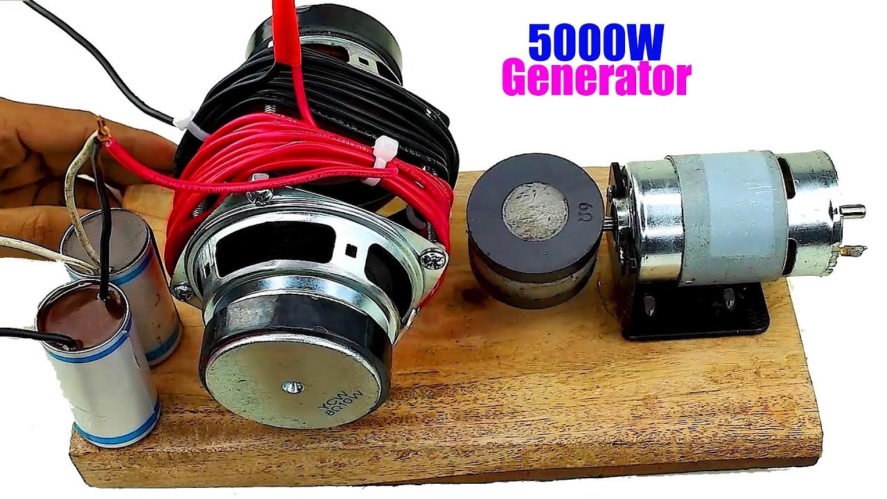 Free Energy generator 220v Speaker Magnet 775 dc Motor and Wire ...