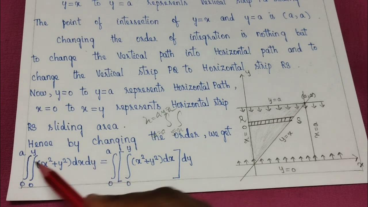 Change order of integration|Matrices&Calculus|Unit-5 - YouTube