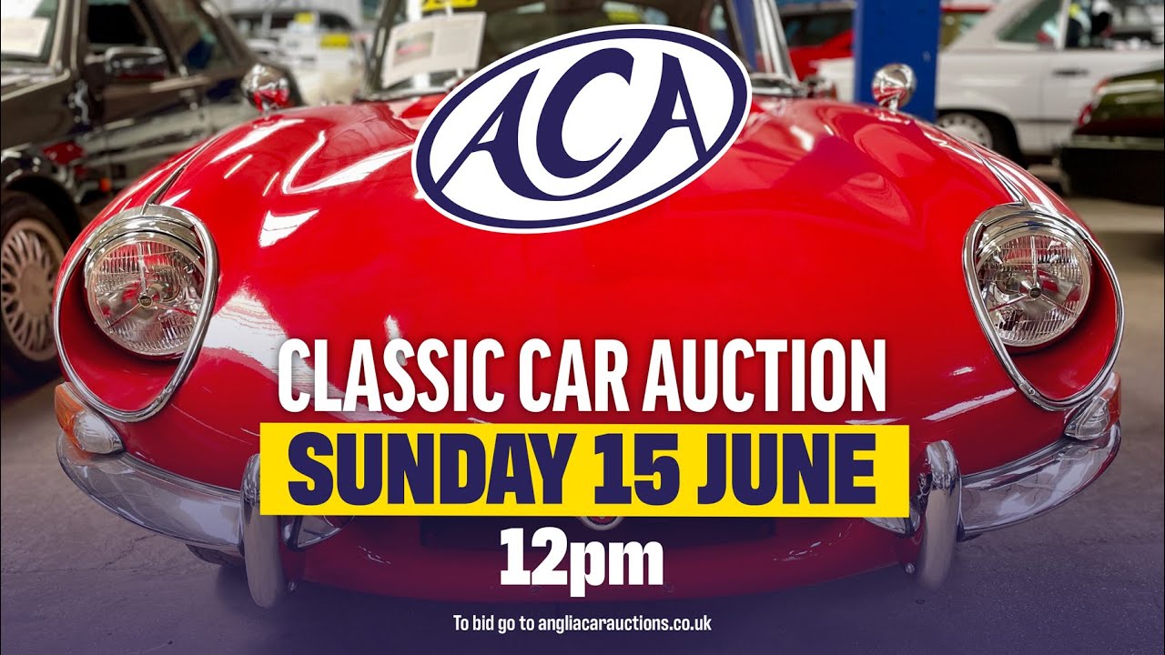 LIVE CLASSIC CAR AUCTION! Anglia Car Auctions June 2025 sale - Day Two ...