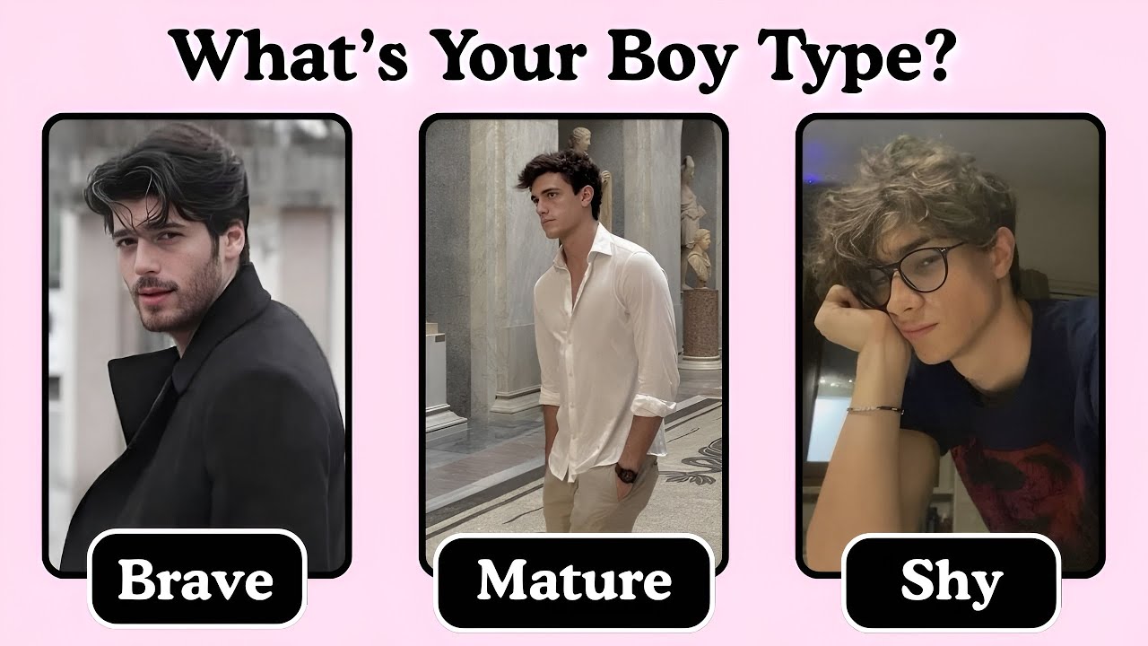 Find Your Boy Type 💖 | Fun Personality Quiz 🌹 | Aesthetic quiz - YouTube