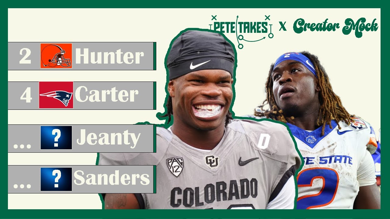 2025 NFL Creator Mock | Entire First Round! - YouTube