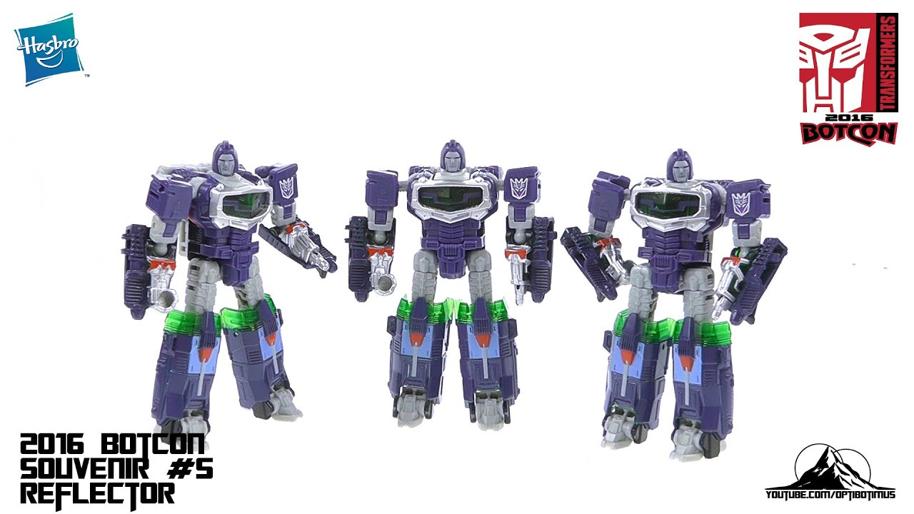 2016 Botcon Souvenir Set Deluxe Class REFLECTOR - YouTube